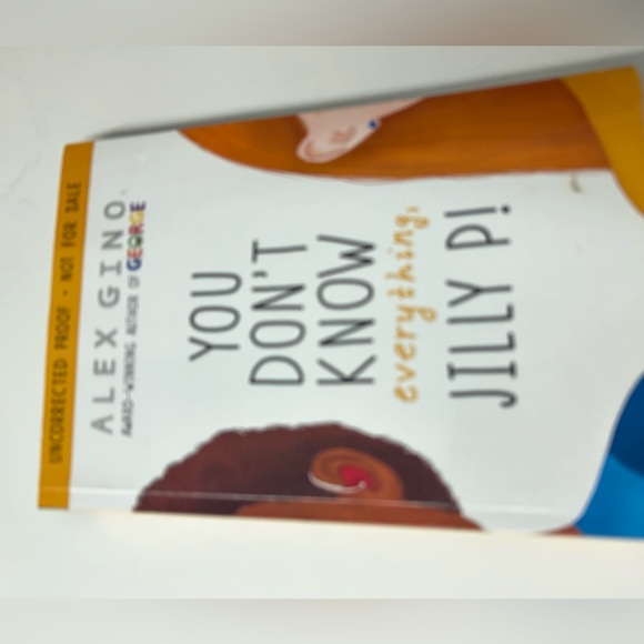 Accents | Colorful Book You Dont Know Jilly P By Alex Gino | Poshmark